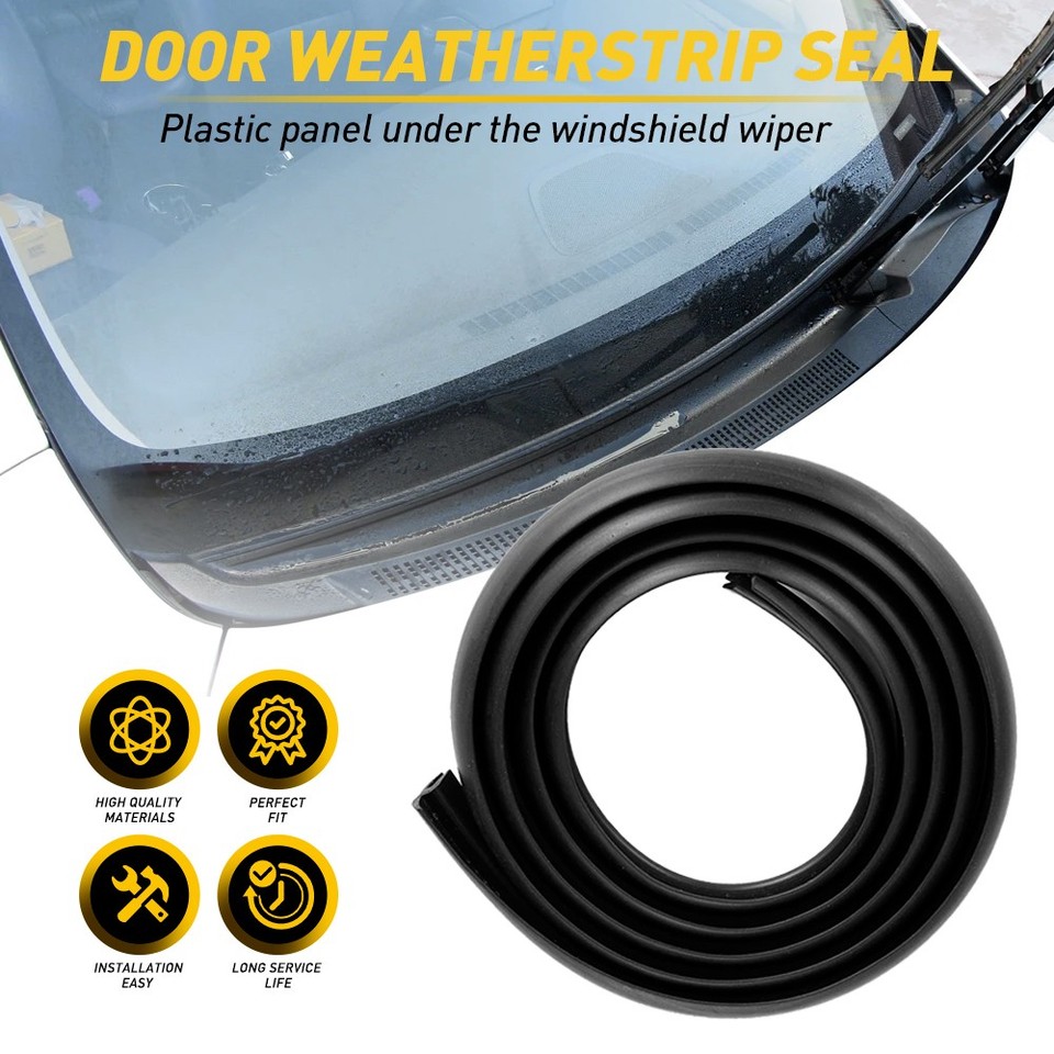 1.8M Car Front Windshield Seal Rubber Strip Sealed Panel Trim Moulding ...