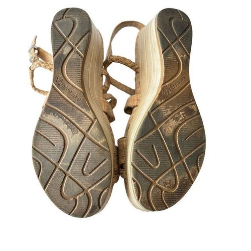 Baretraps Mairi Wedge Sandals Women's 9 Tan Cork Platform Comfort ...