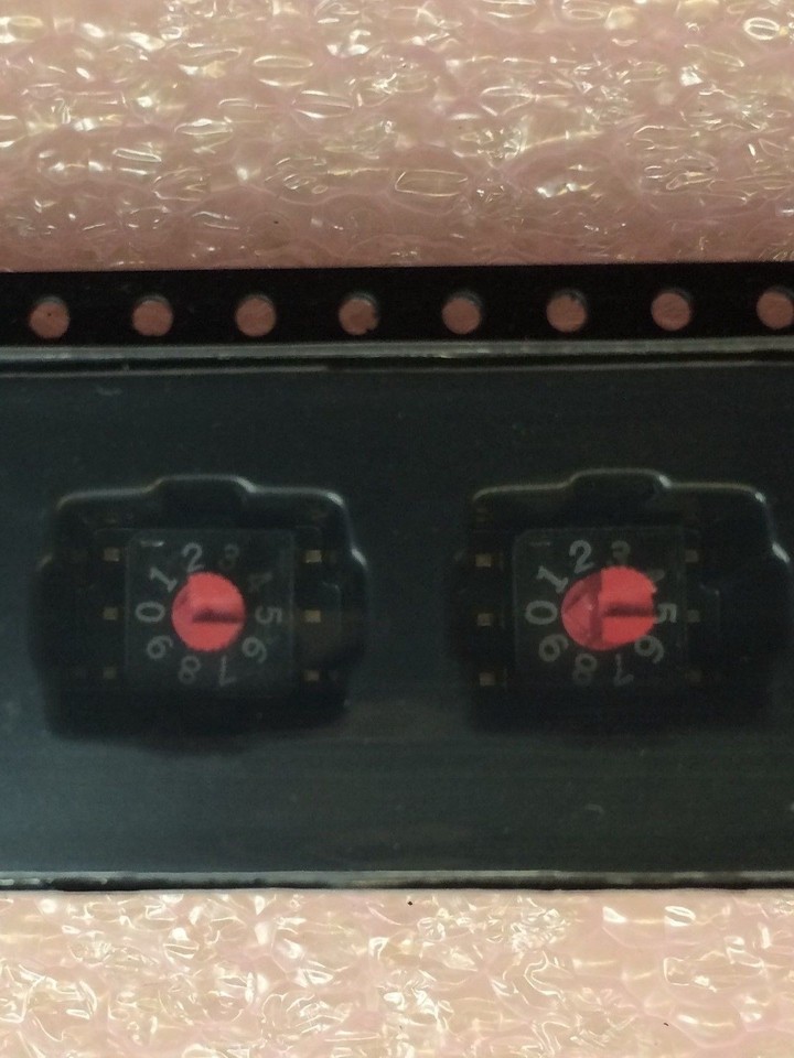 480102GR EECO SWITCH RED ROTARY 10 POS ROHS SMD 15 PCS | eBay