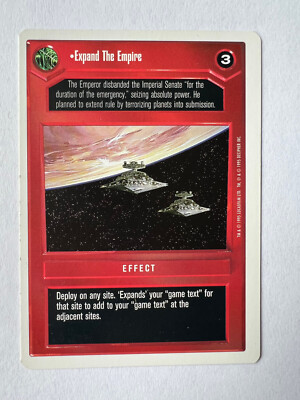 Star Wars CCG Premiere Unlimited WB DS Rare - Expand The Empire SWCCG ...