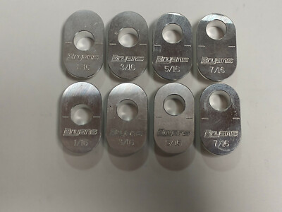 Caster Dive Slug Set Aluminum 1/2" Bolt Hole 1/16-7/16 1/8" Increments ...