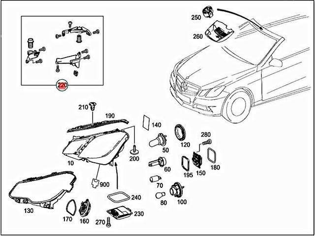 Genuine Mercedes-Benz Repair Kit 2078200114 OEM for sale online | eBay