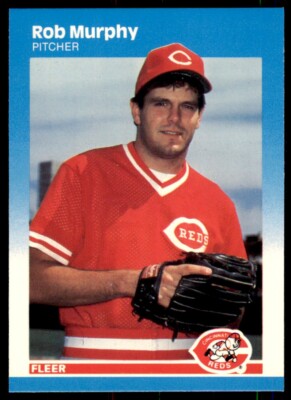 1987 Fleer Glossy Rob Murphy Rookie . Cincinnati Reds #206 | eBay