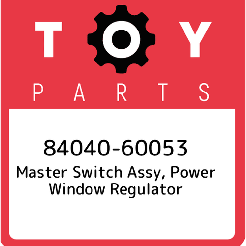 84040-60053 Toyota Master switch assy, power window regulator ...