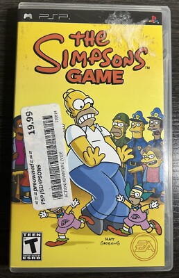The Simpsons Game (Sony PSP, 2007) Complete with Manual *TESTED ...