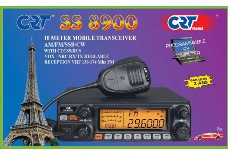 NEW CRT SS 8900 AM FM SSB CW HAM RADIO PROGRAMMED | eBay UK