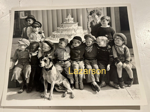 OUR GANG RARE CANDID PHOTO SPANKY STYMIE BUCKWHEAT SCOTTY BECKET TOMMY ...