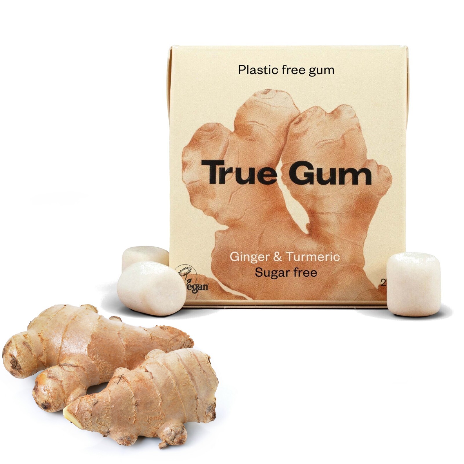 True Gum Plastic Free Chewing Gum - 21g (Pack of 3) You choose three ...