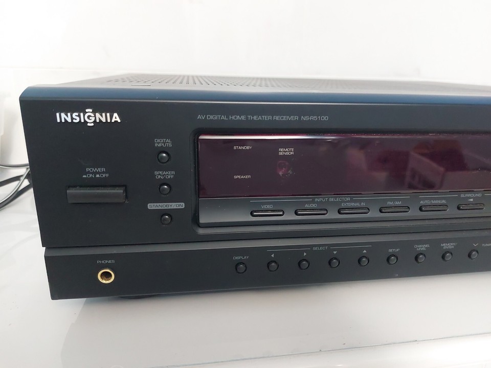 Insignia NS-R5101 Receiver HiFi Stereo HDMI 5.1 Channel Home Audio No ...