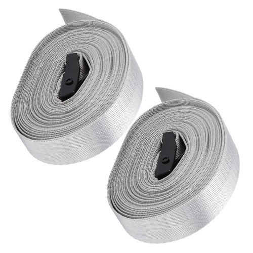 2Pcs Alloy Ratchet Tie Down Straps Adjustable Lashing Straps Heavy Duty ...