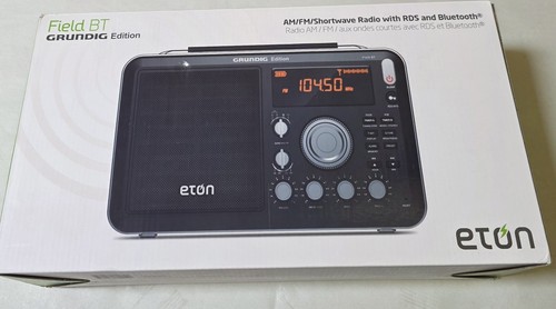 Eton Field BT Grundig Edition Portable Radio AM/FM DC 7V Shortwave ...