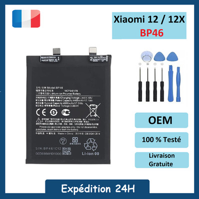 Batterie Premium BP46 Xiaomi 12 / 12X + Outils | eBay