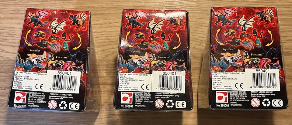 Chap Mei Dragon Curse Snap to Attack Dragon (all 3) Action Figure ...