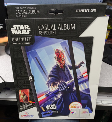 STAR WARS UNLIMITED CASUAL ALBUM 18-POCKET - Qui-Gon Jinn/Darth Maul ...