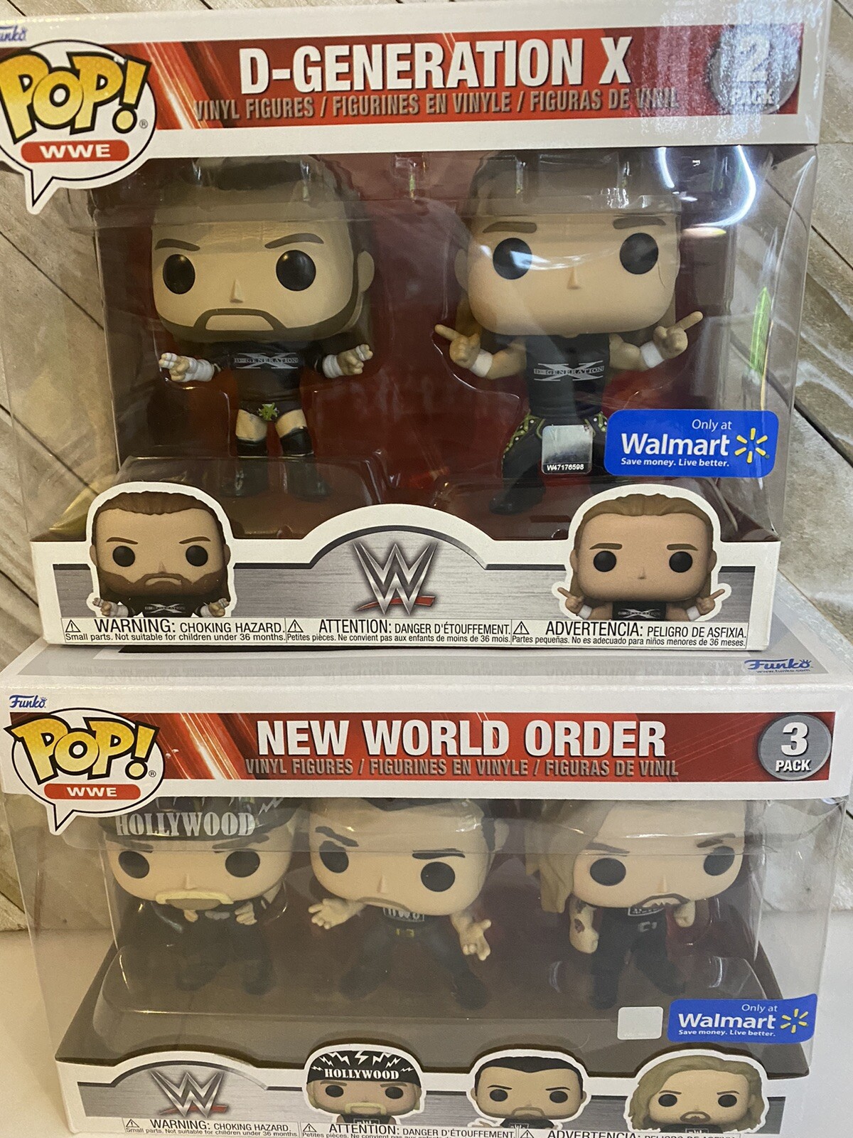 wwe funko pops new world order d-generation x Wrestling Lot Set Of 2 | eBay
