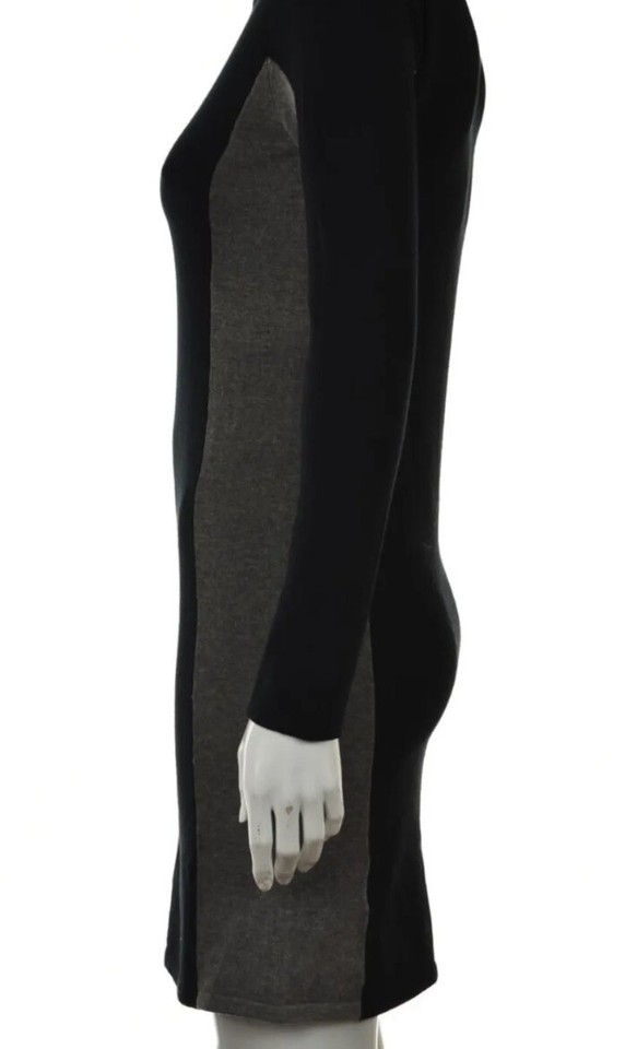 525 America Womens Two Tone Dress Size S Black gray Sweater Sheath Mini ...