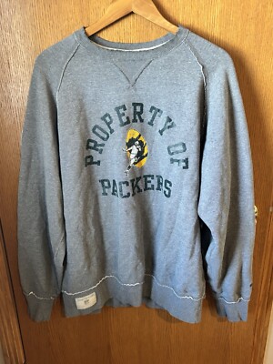 NFL Vintage Collection Reebok Property Of Packers Pullover Sweatshirt ...