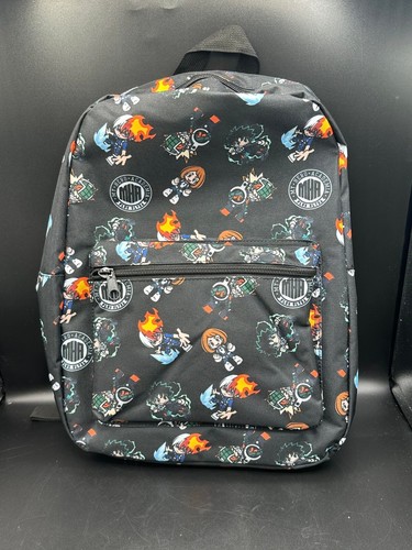 My Hero Academia Backpack Bag Anime Black Chibi Ochaco Deku Midoria ...