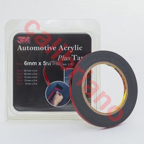 3M™ Automotive Acrylic Plus Attachment Foam Tape, Black, PT1100 1.1 mm ...
