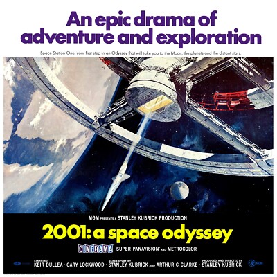 2001: A SPACE ODYSSEY (1968) - 41"x41" high resolution CINERAMA movie ...