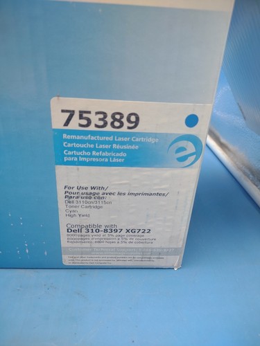 Elite Image Premium Laser Toner Cartridge 75389 Dell 3110cn Cyan High ...