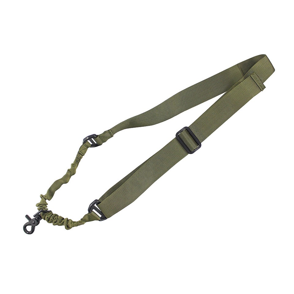 New Tactical One 1 Point Rifle Gun Sling Strap Bungee Adjustable Quick ...