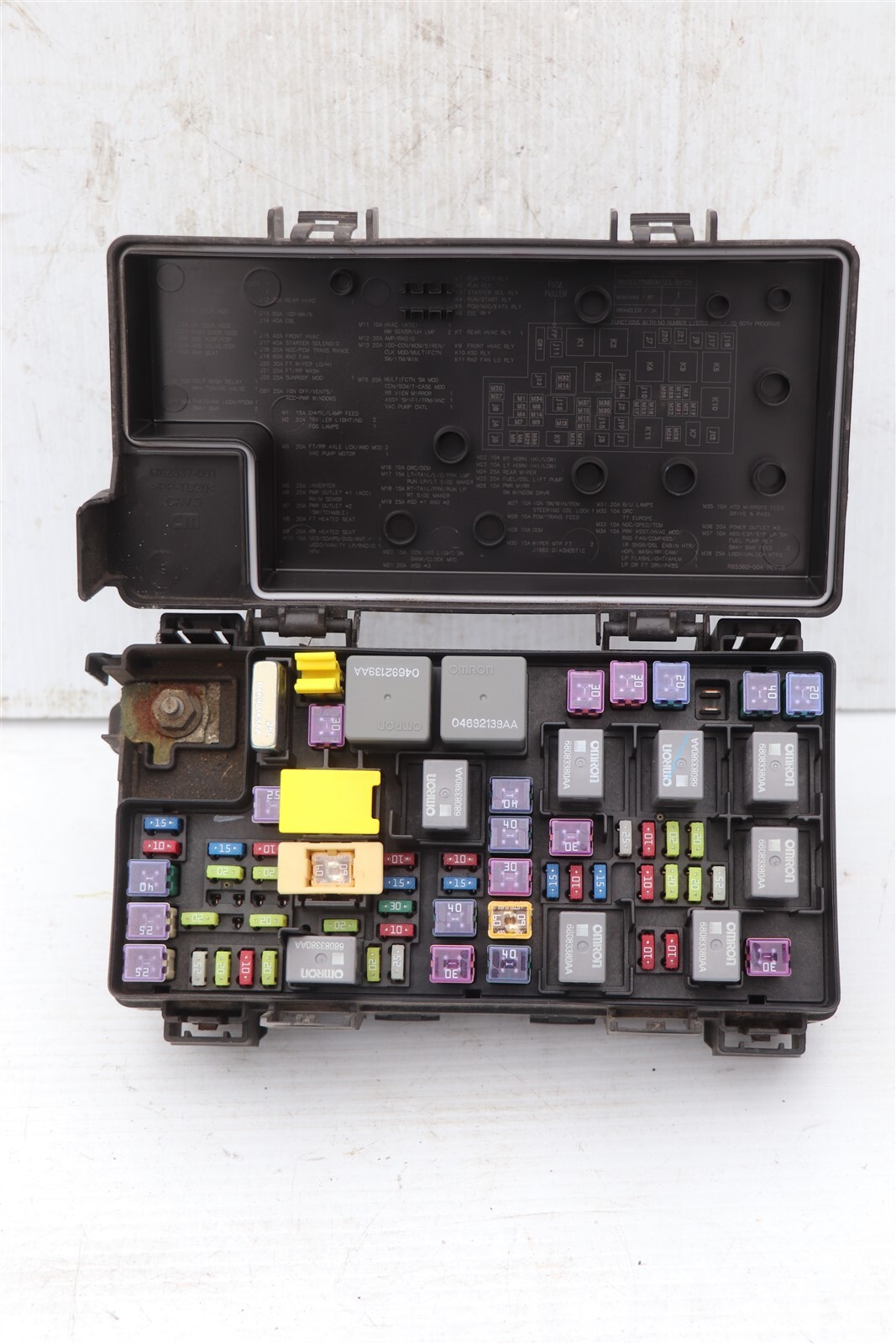 Mopar Dodge Chrysler TIPM Totally integrated power module Fuse Box ...