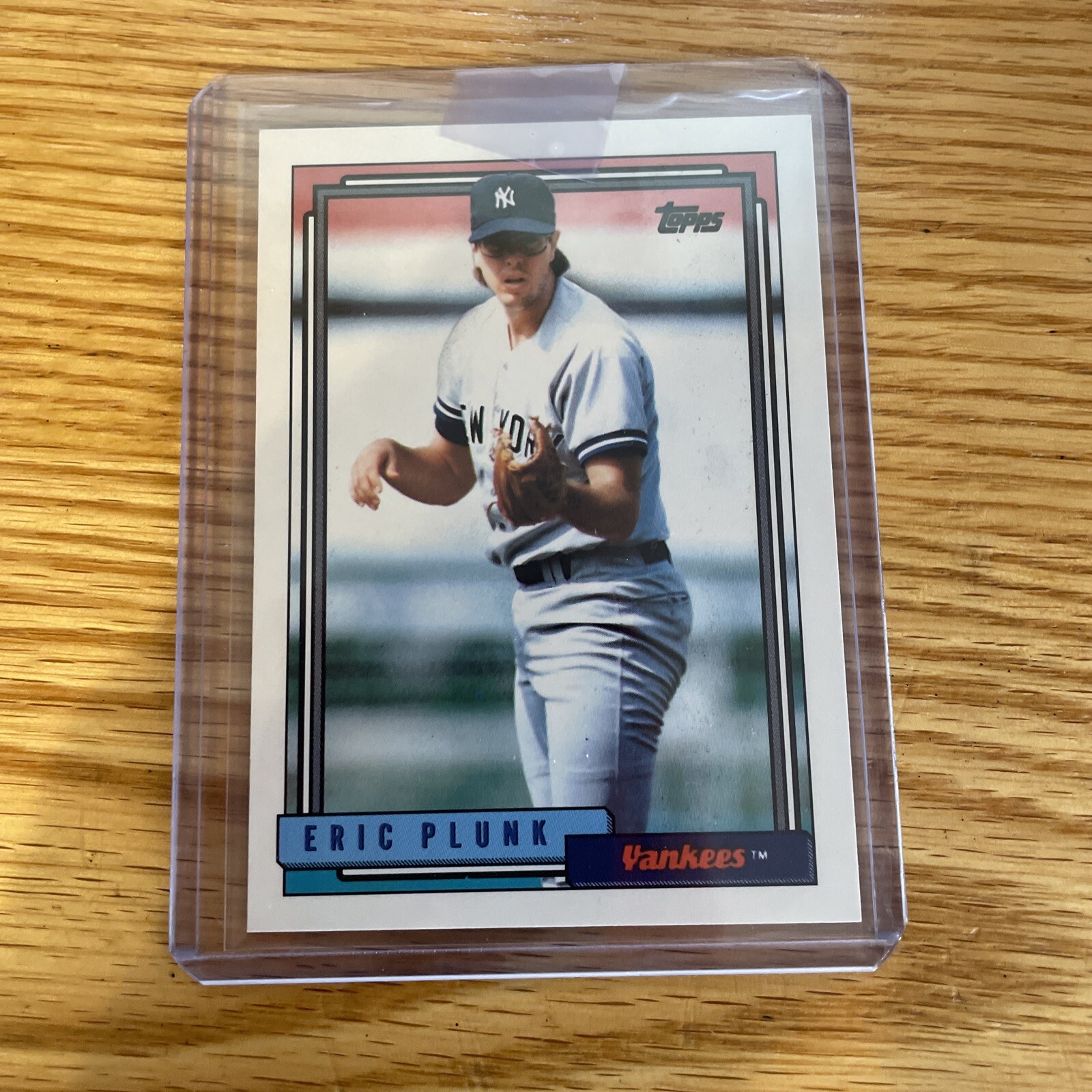1992 Topps Baseball Card #672 Eric Plunk New York Yankees | eBay