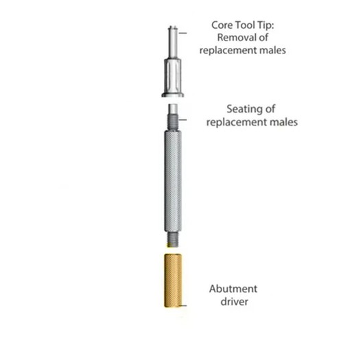 Universal Implant Locator Core Tool Retention Caps Insertion Extraction ...