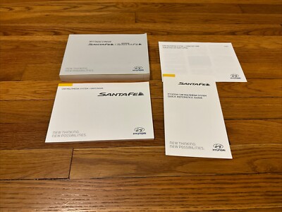 2017 Hyundai Santa Fe / Grand Santa Fe Owners Manual With Navigation ...