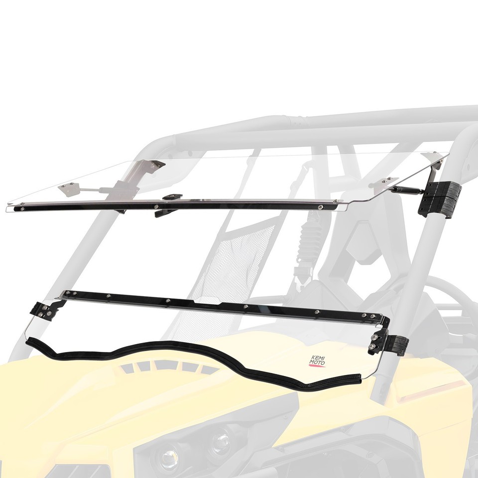 UTV Flip Windshield for 2011-2020 Can Am Commander 800/ 1000/ Max/ 800R ...