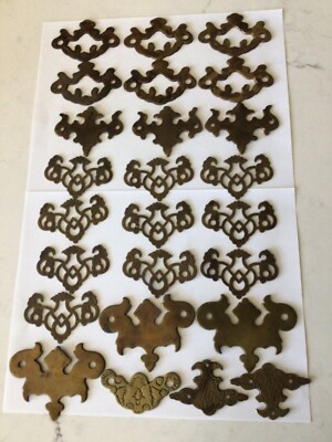 Drawer Pulls - Brass Back Plates