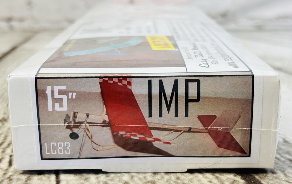 Easy Built Models IMP LC83 15” Rubber Powered Laser Cut Plane Kit USA ...