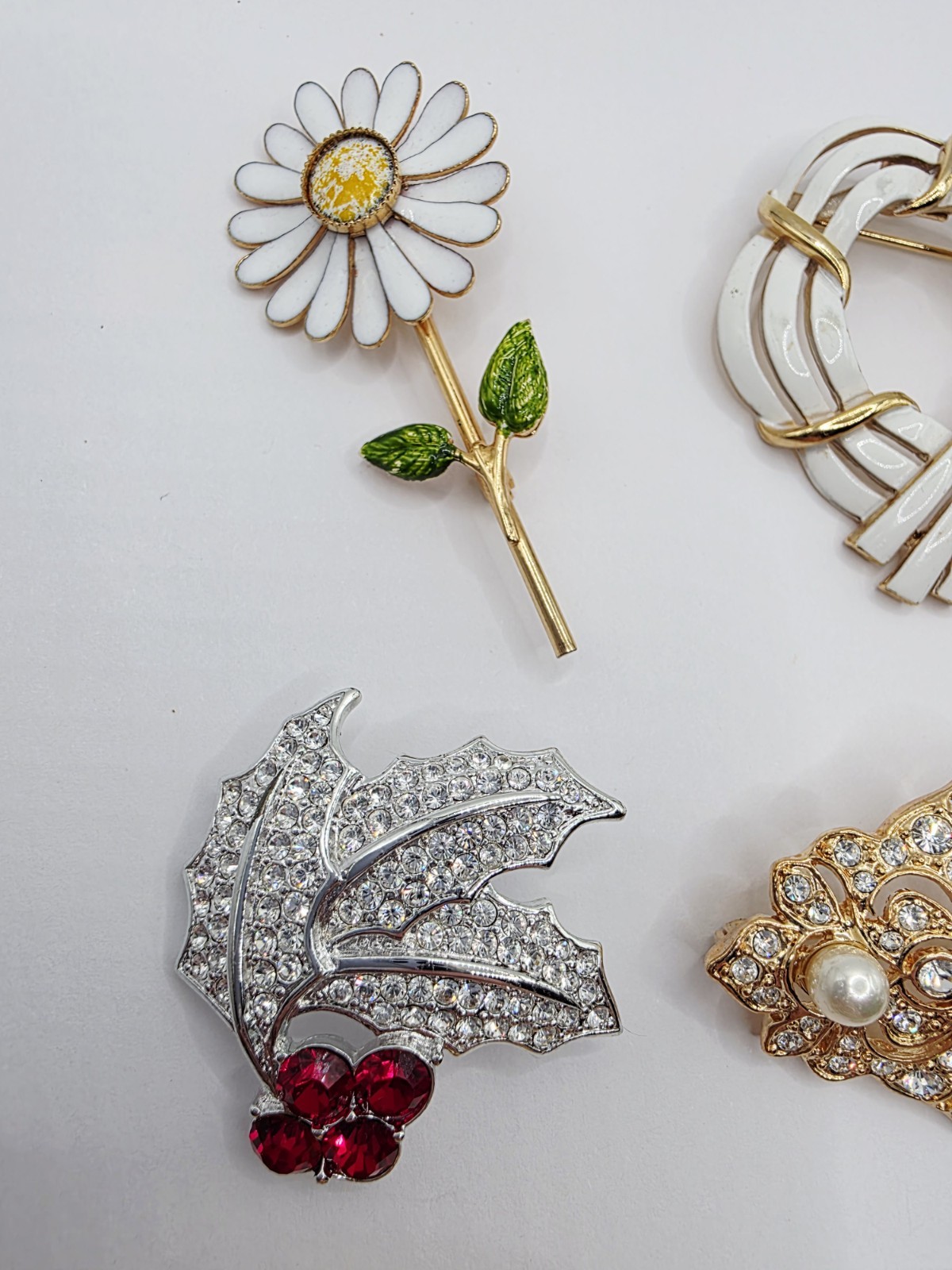 Vintage Brooch Lot 9 Nice Brooches Eisenberg Ice Monet Roman Lenox | eBay