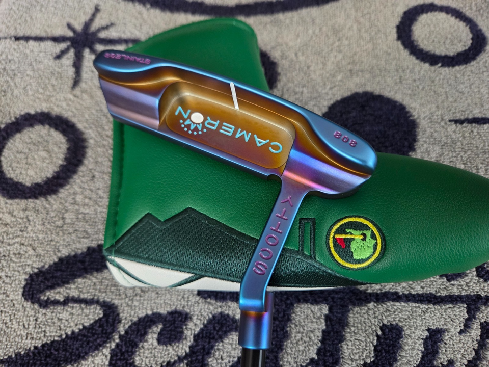 Rare Scotty Cameron Studio Stainless Newport PVD Rainbow Putter 35.25"⛳ ...
