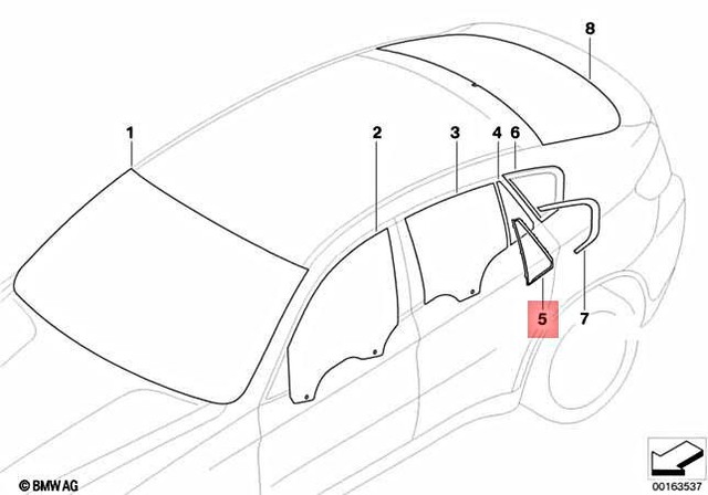 BMW 51357179681 Genuine OEM Window Frame for sale online | eBay