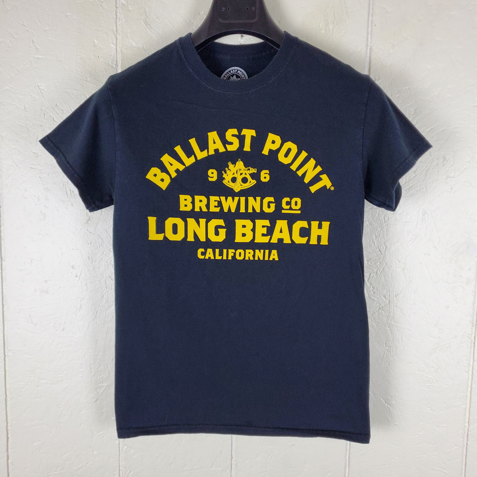 Ballast Point Brewing Co Shirt Men's Small Black Graphic Crew Neck ...