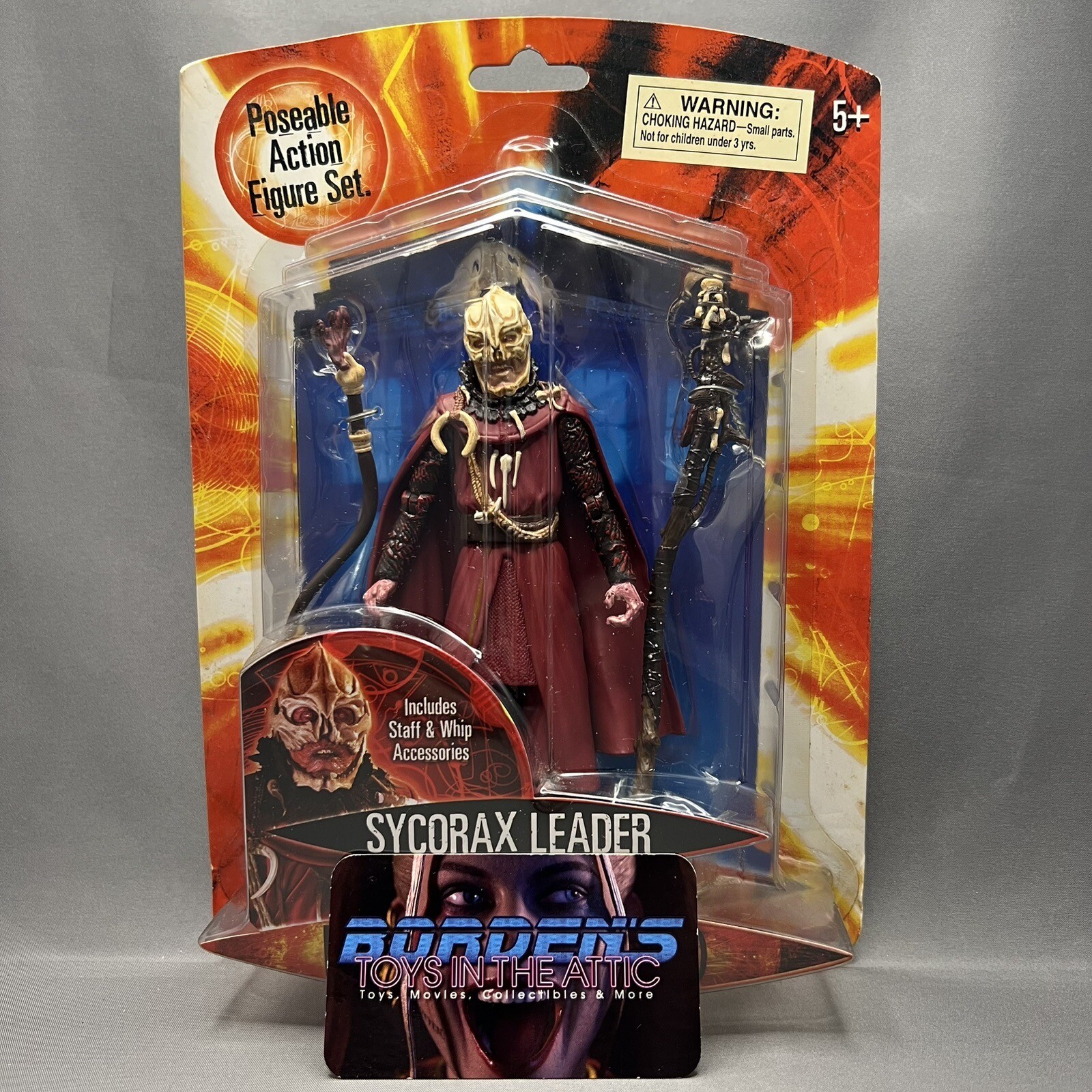 NEW 2004 Character Options Ltd Doctor Who Sycorax Leader Action Figure ...