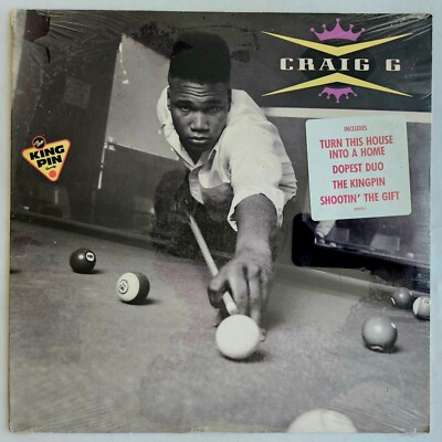 1989 - CRAIG G - THE KINGPIN LP - ATLANTIC RECORDS SEALED ORIGINAL ...