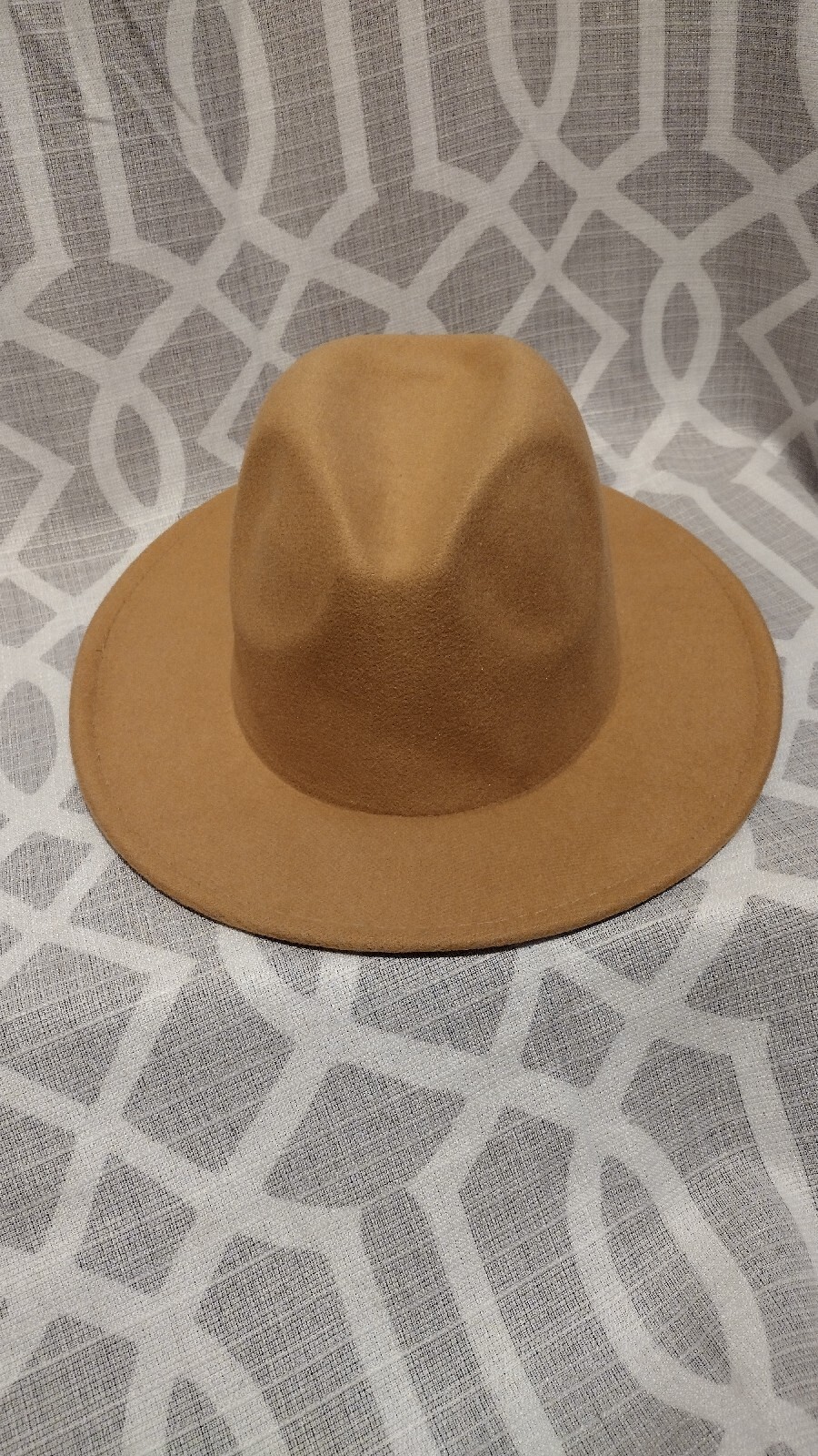 Women Tan round fedora hat | eBay