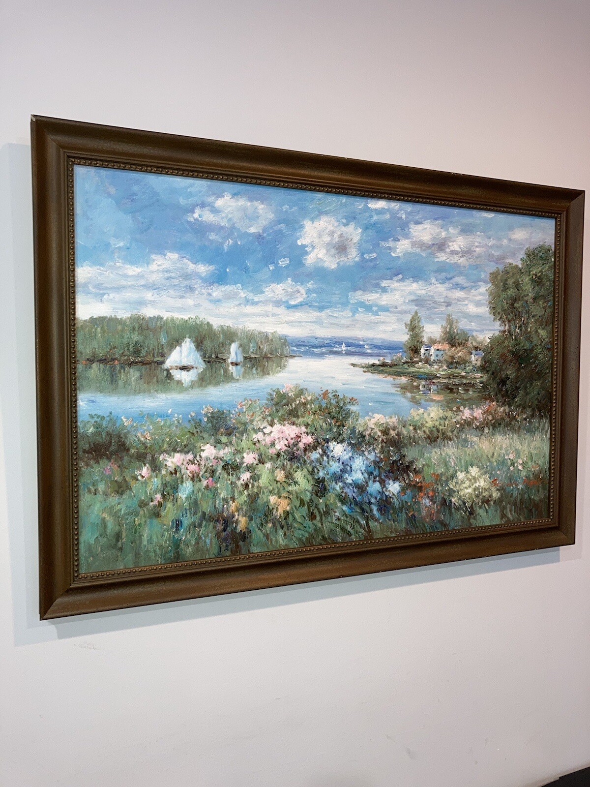 S. Razin Listed Artist Original Oil On Canvas Impressionist Painting ...