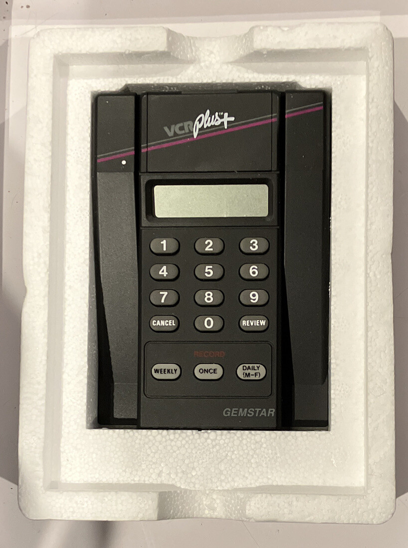 VCR Plus Instant Programmer Gemstar Geo 5 AJ 8 722036010609 Model VIP ...