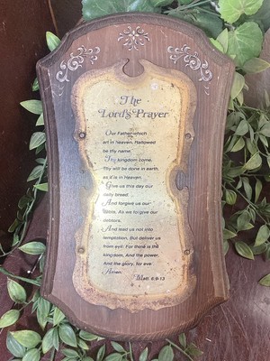 Plates & Plaques - Lord's Prayer Plaque