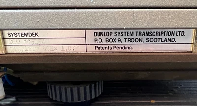 Vintage Systemdek Transcription Turntable | Grelly USA