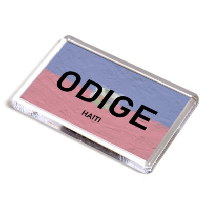 FRIDGE MAGNET - Odige - Haiti Flag | eBay