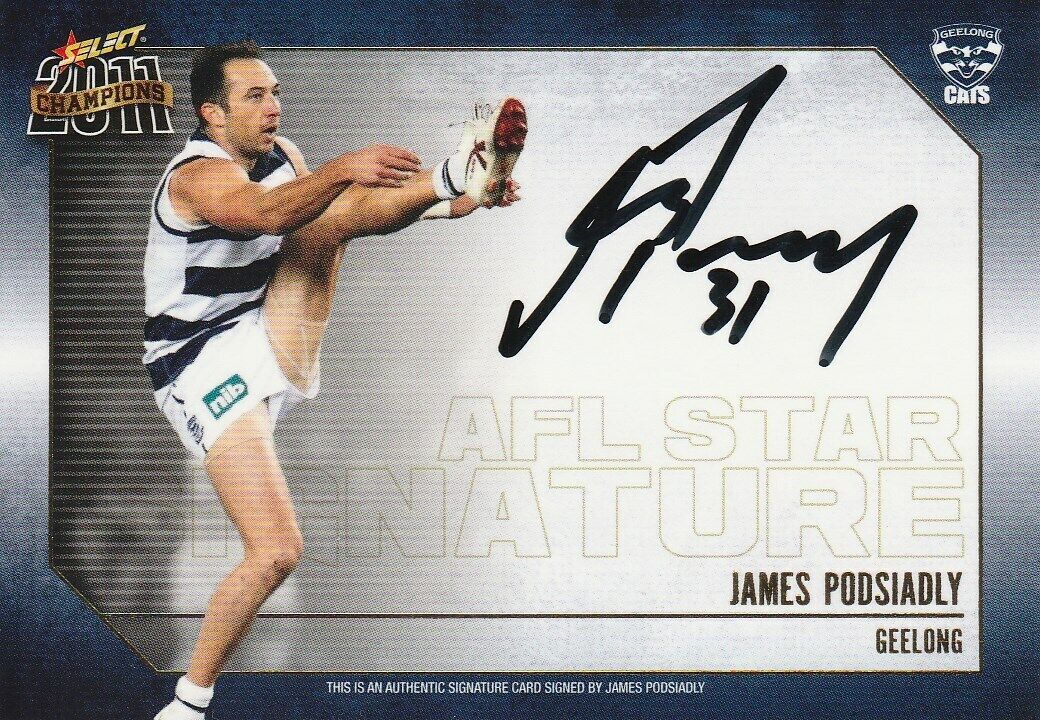 2011 AFL Select AFL STAR Signatures - PICK YOUR CARD | eBay Australia