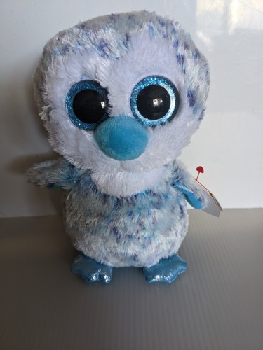 NEW Ty Beanie Boos 6 INCH Tony BLUE PENGUIN SMALL Plush Animal Toy ...