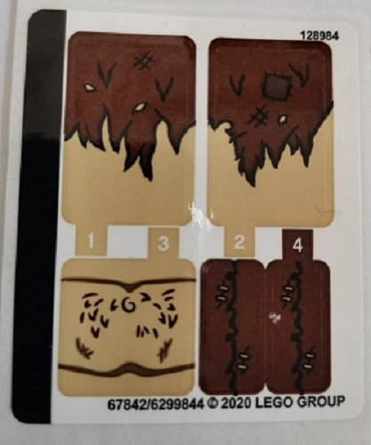 LEGO FORBIDDEN FOREST: UMBRIDGE'S ENCOUNTER 75967 STICKER SHEET ONLY ...