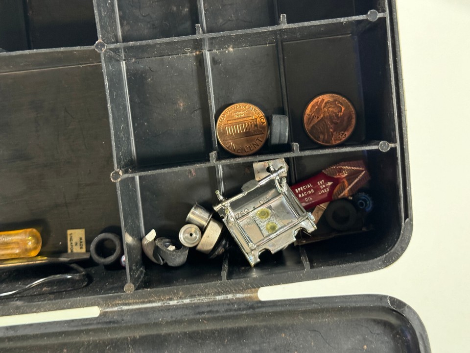 vtg Lot (x12) AFX Slot Cars toy case tyco Dodge aurora mclaren Ford ...