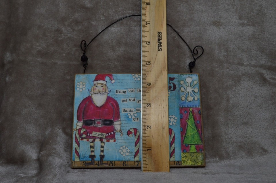 Christmas Walling Hanging Signs 2011 Lisa Kaus Silvestri Demdaco ...
